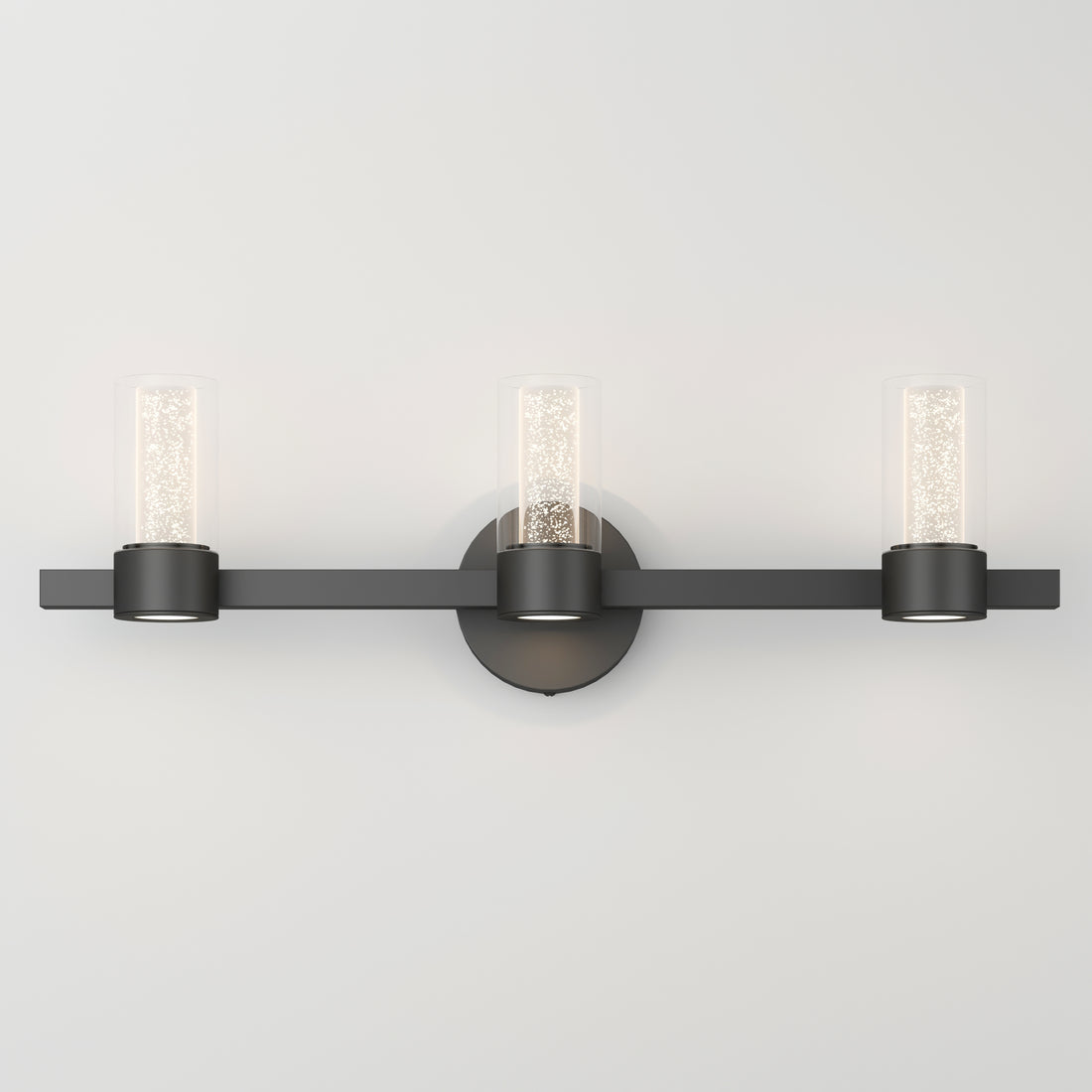 Novello LED modern bathroom vanity light black | Artika Canada