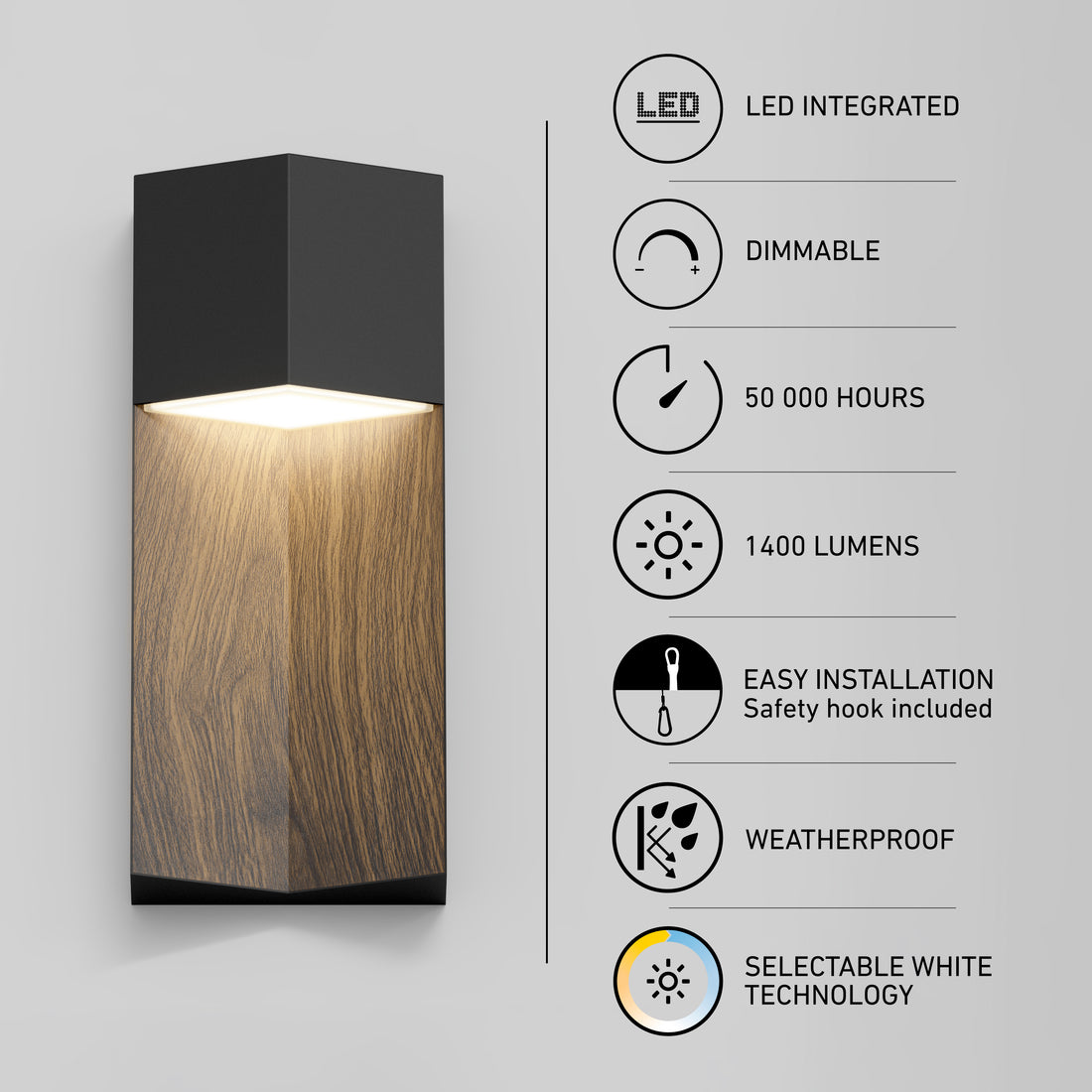 Howel modern LED wall light | Artika Canada