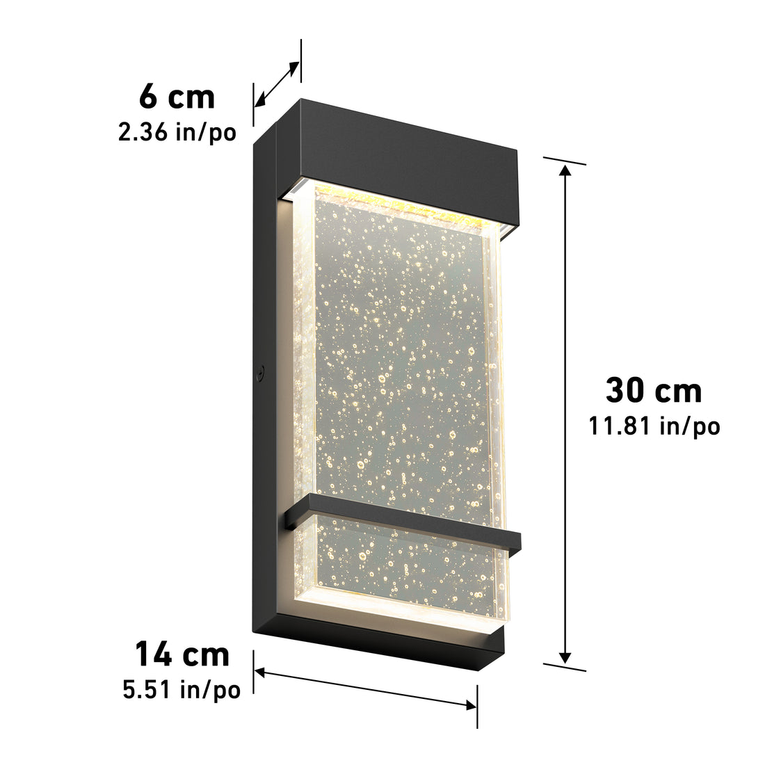 Skyler LED 3 CCT Wall Light Black | Artika Canada