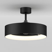 Aiden 24 in. LED ceiling fan 3 speeds - in Matte Black | Artika Canada
