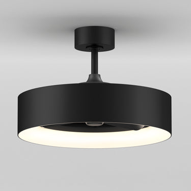Aiden 24 in. LED ceiling fan 3 speeds - in Matte Black | Artika Canada