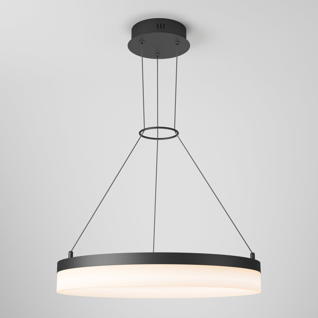 Optical LED Pendant Light 3 CCT Matte Black in Matte Black | Artika Canada