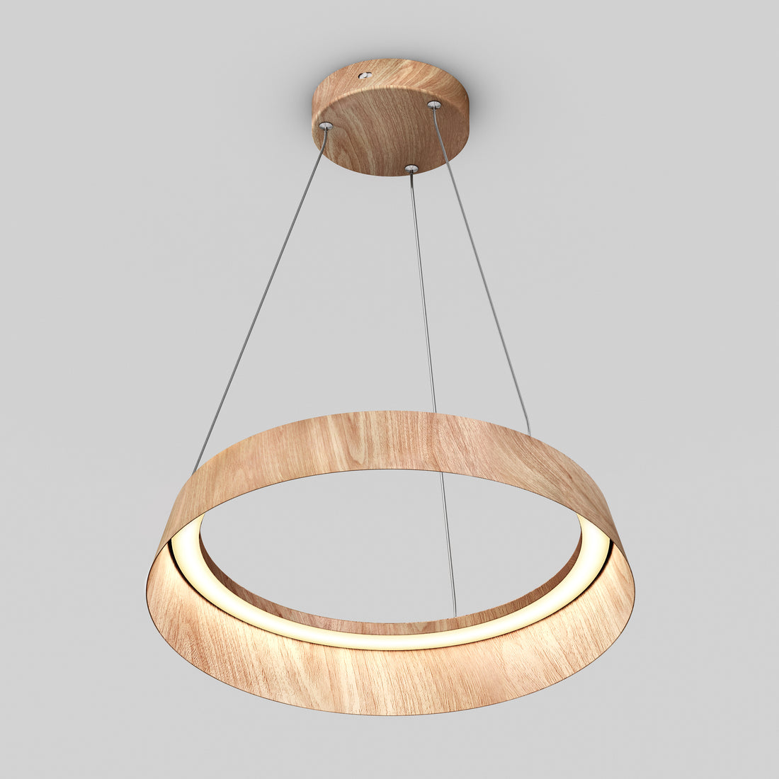 Tallis LED pendant light in Wood Effect | Artika Canada