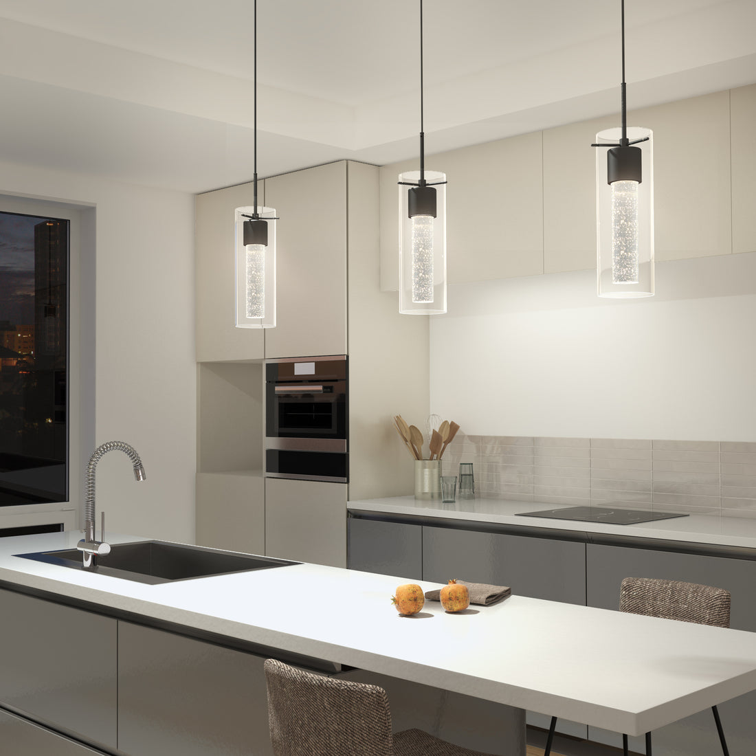 Essence LED Pendant Light Black | Artika Canada
