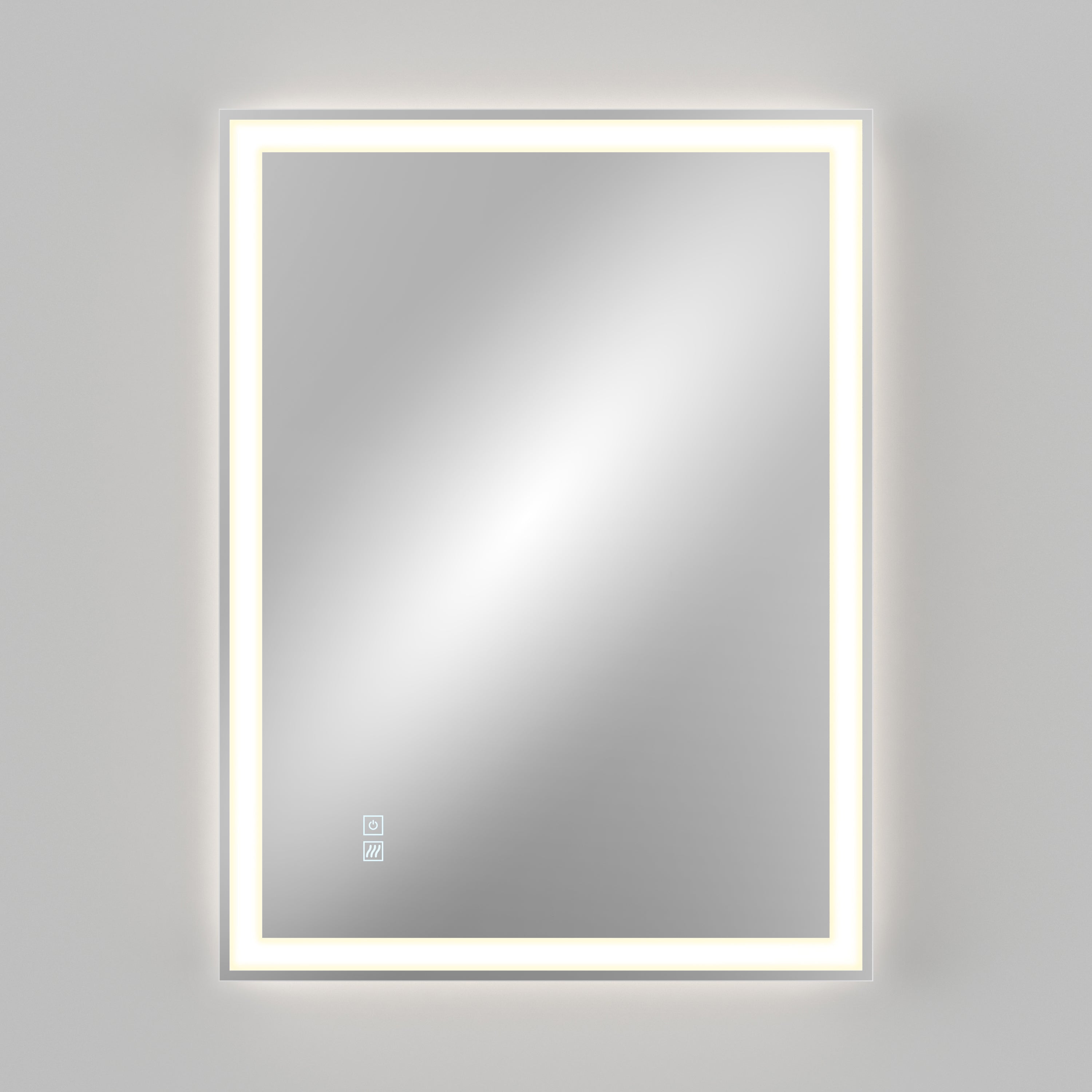 Sofia 24 in. x 31.5 in. LED mirror 3 CCT w. defogger | Artika